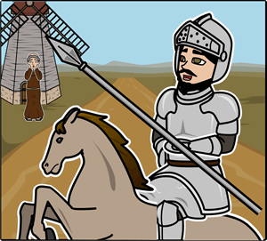 Don Quixote Character Map Graphic Organizer Storyboard