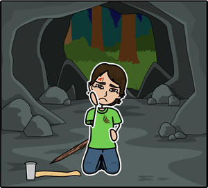 Hatchet - Character Map Storyboard by beckyharvey