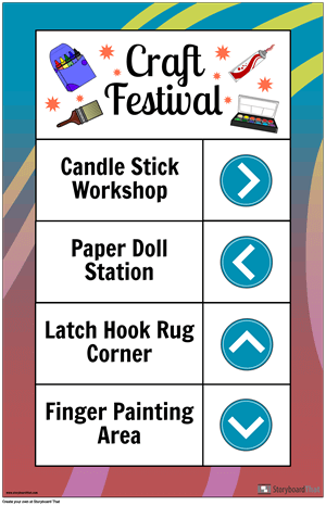 Conference Signage Templates | Directional Poster Templates