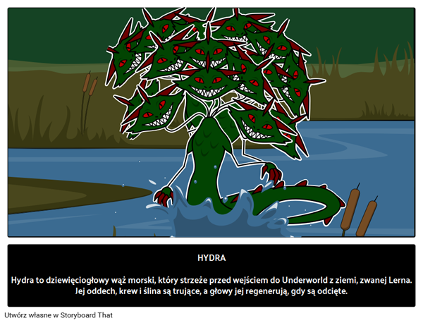 Hydra | Mityczne Potwory i Potwory | Mitologia Grecka
