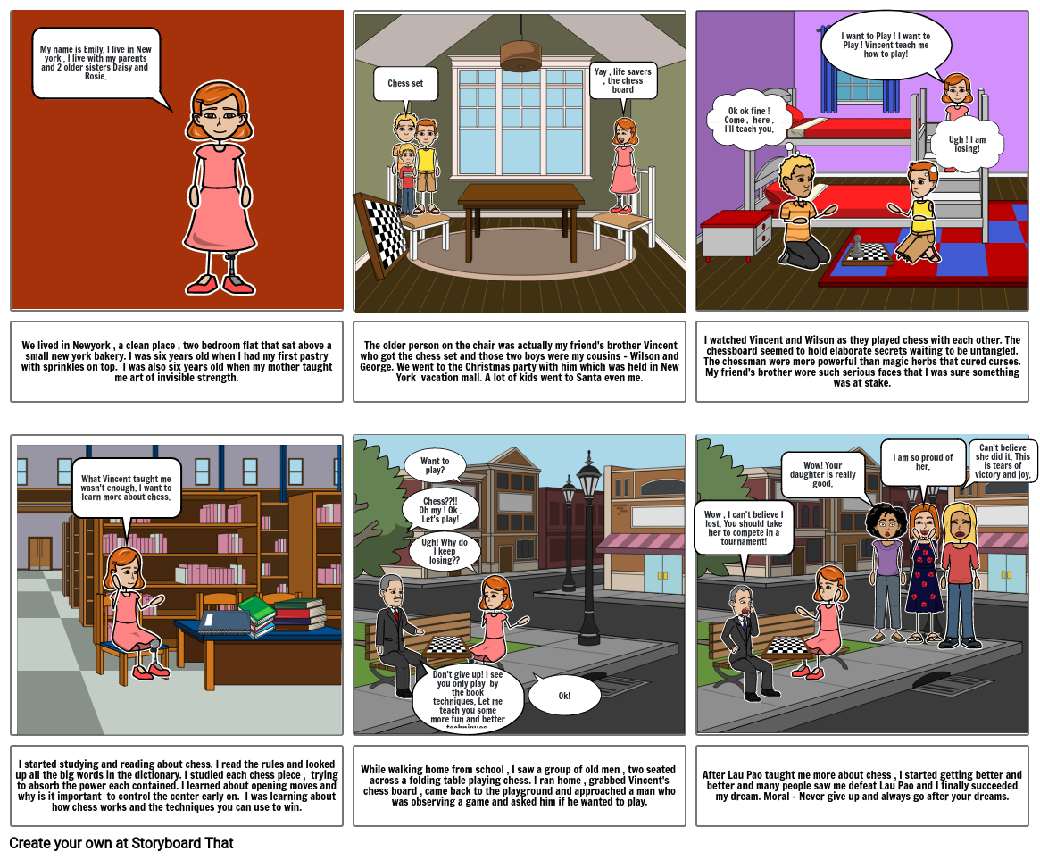 MI - RULES OF FUN CHESS Storyboard por 0058f233