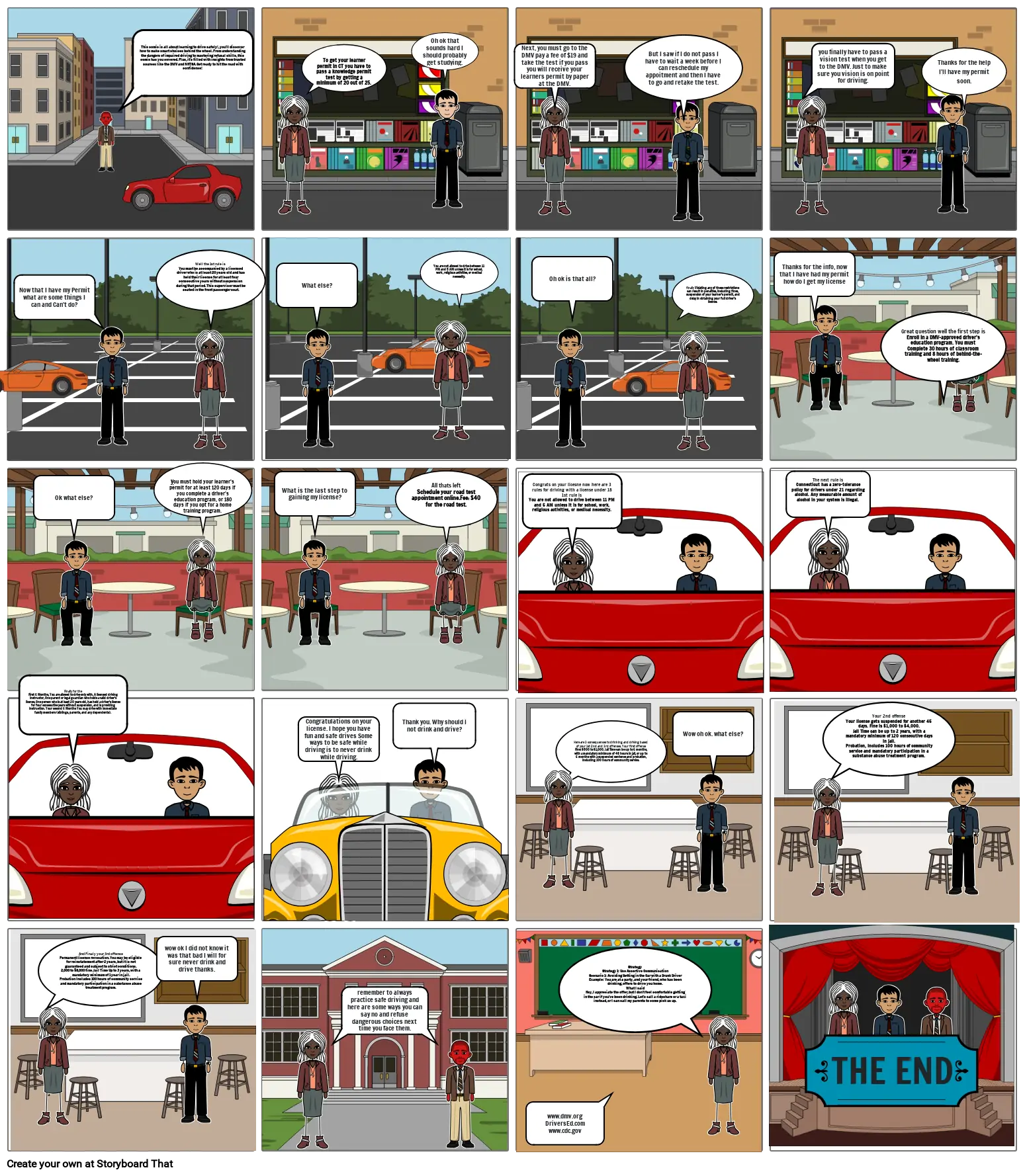 safe driving 101 Storyboard by 0078c797