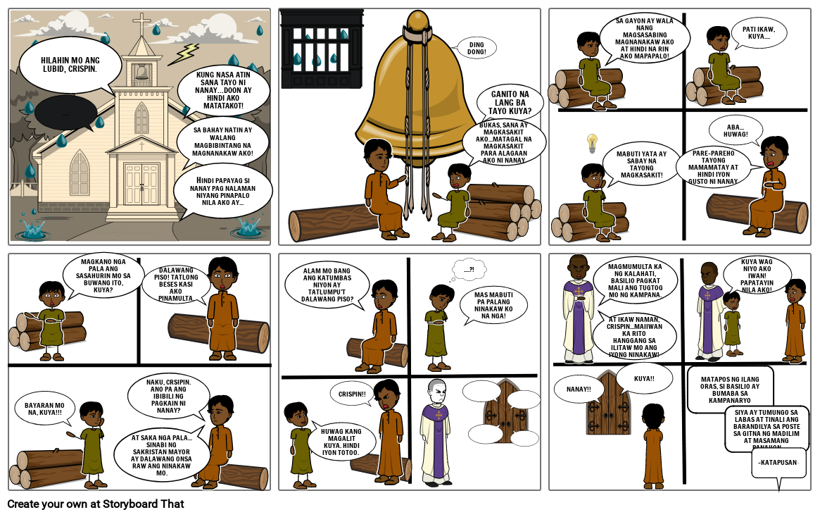 ang sakristan Storyboard by 00b8485a