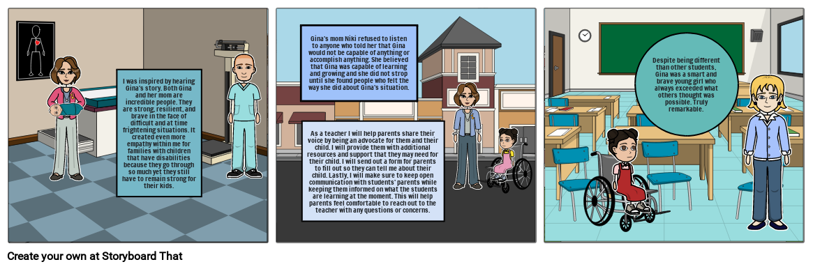 Gina's Story Reflection Storyboard por 00cf5971