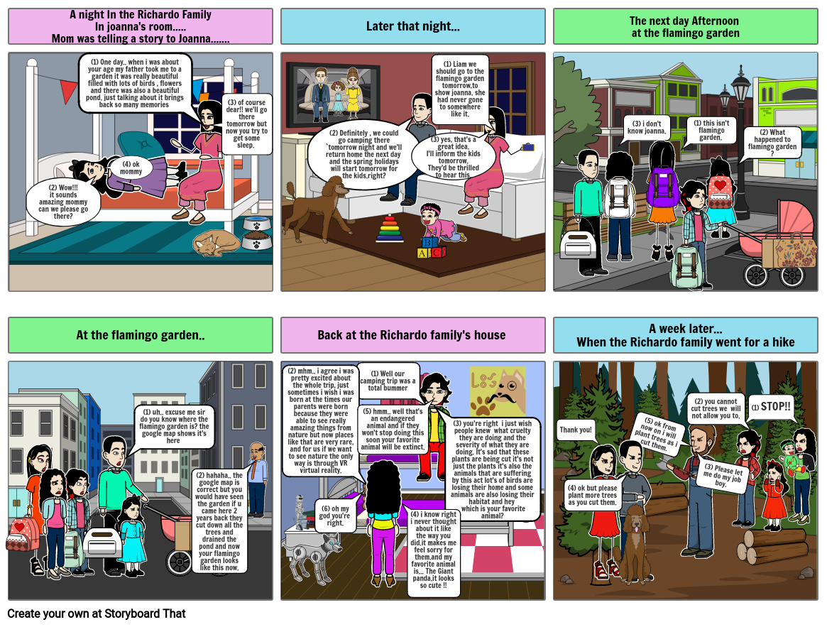 Environment day comic strip Storyboard by 00e53141
