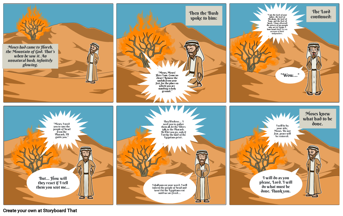 Moses Creative Task Storyboard por 00ffa8f2