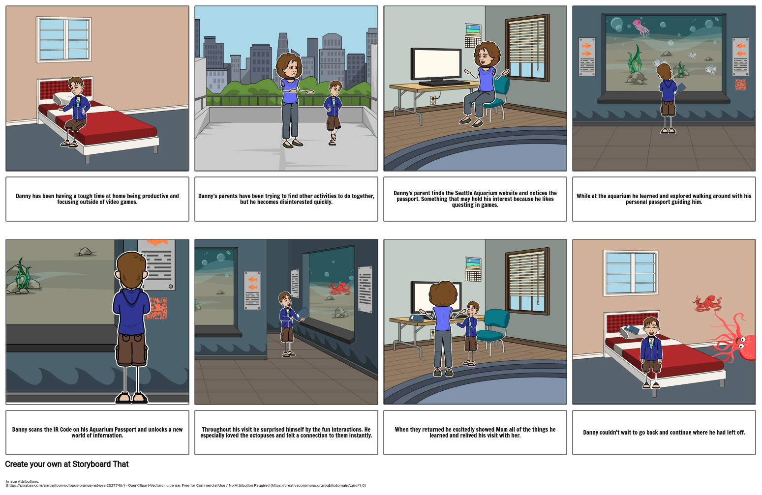 Aquarium Storyboard by 012f6c7b