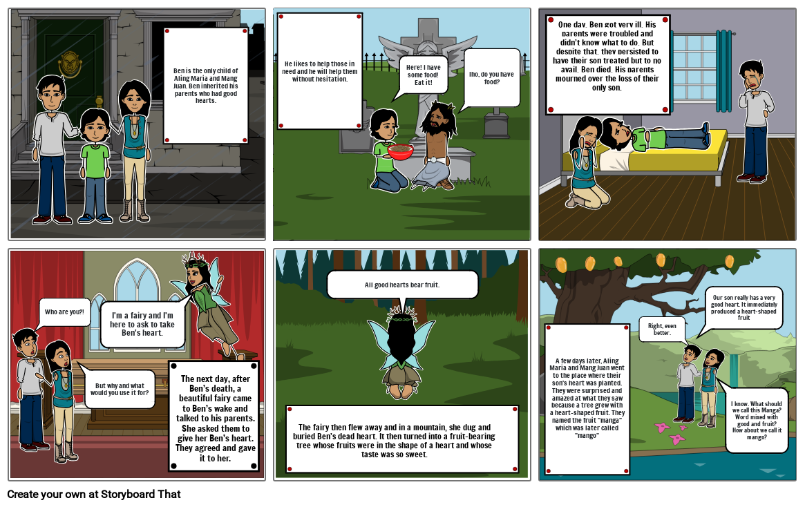 The Legend of Mangoes Storyboard por 01c1bf84