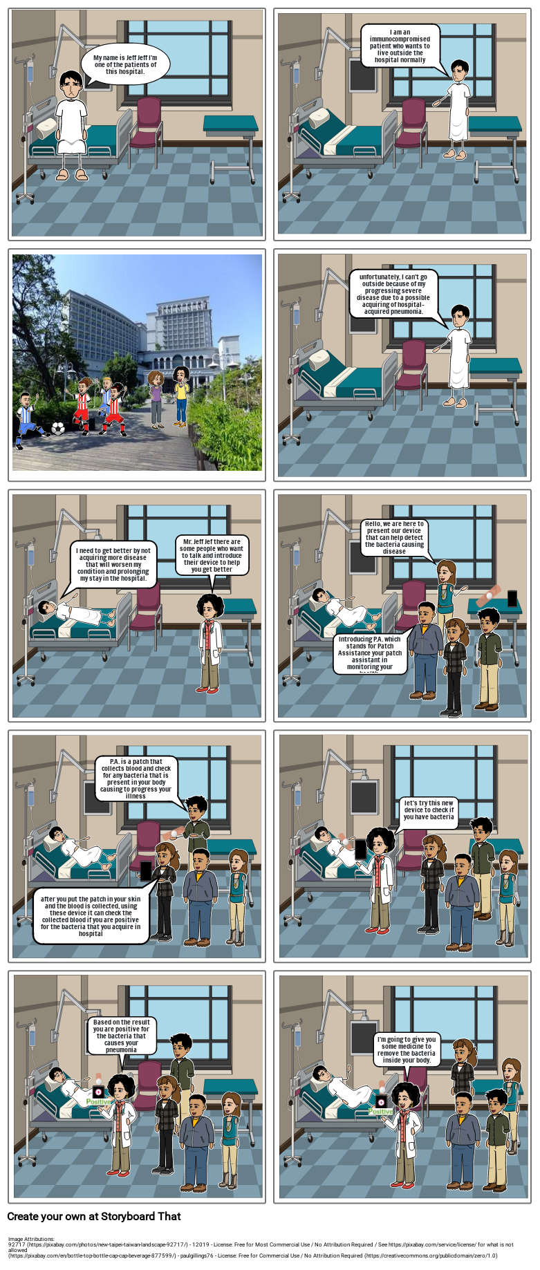 hospital Storyboard por 02566d31