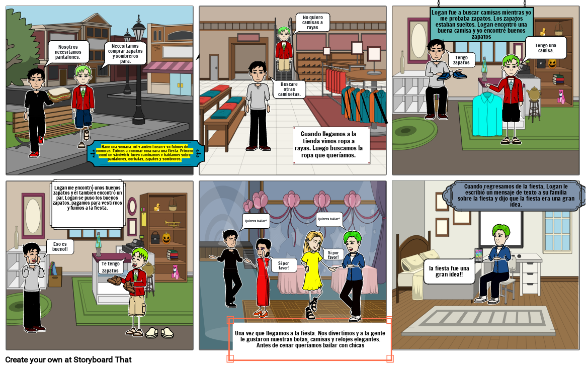 Spanish Storyboard by 02e33e0c