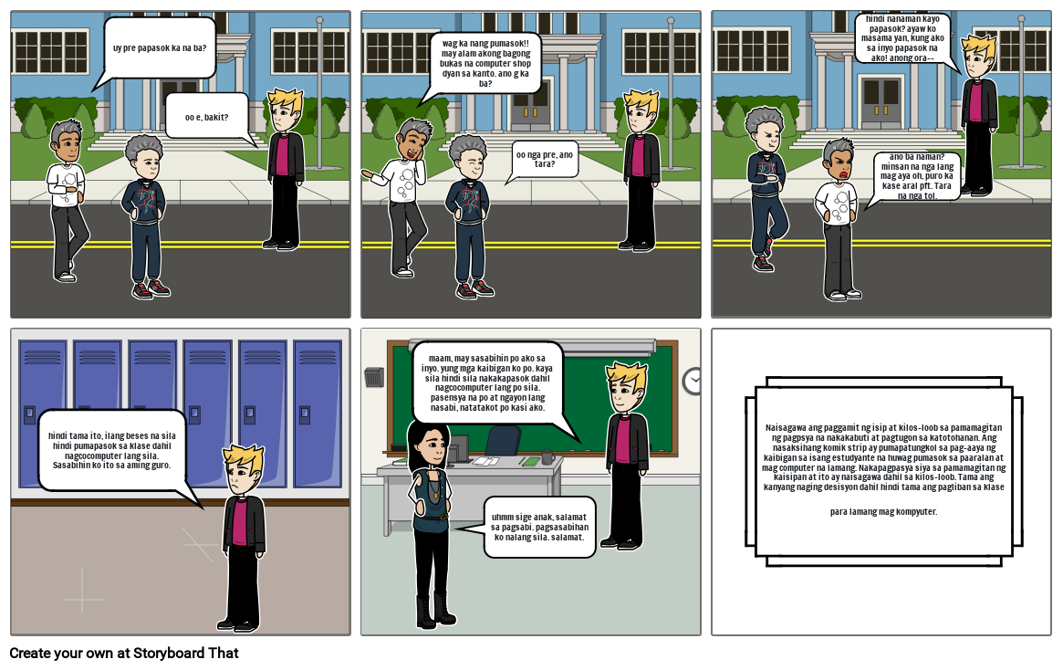 Paggamit ng isip at kilos loob Storyboard por 02ee401a Paggamit ng isip at kilos loob Storyboard por 02ee401a