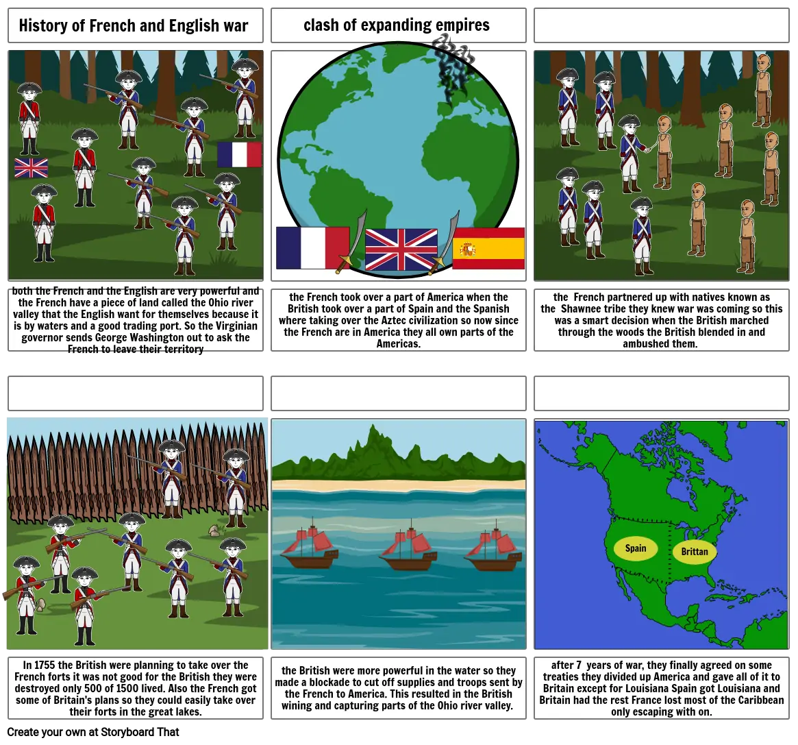 French Indian War Storyboard Par 031fc37d