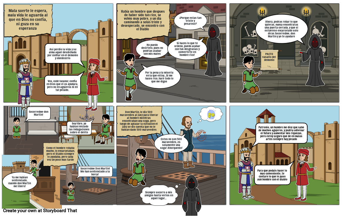 Cuento XLV Storyboard by 03224217