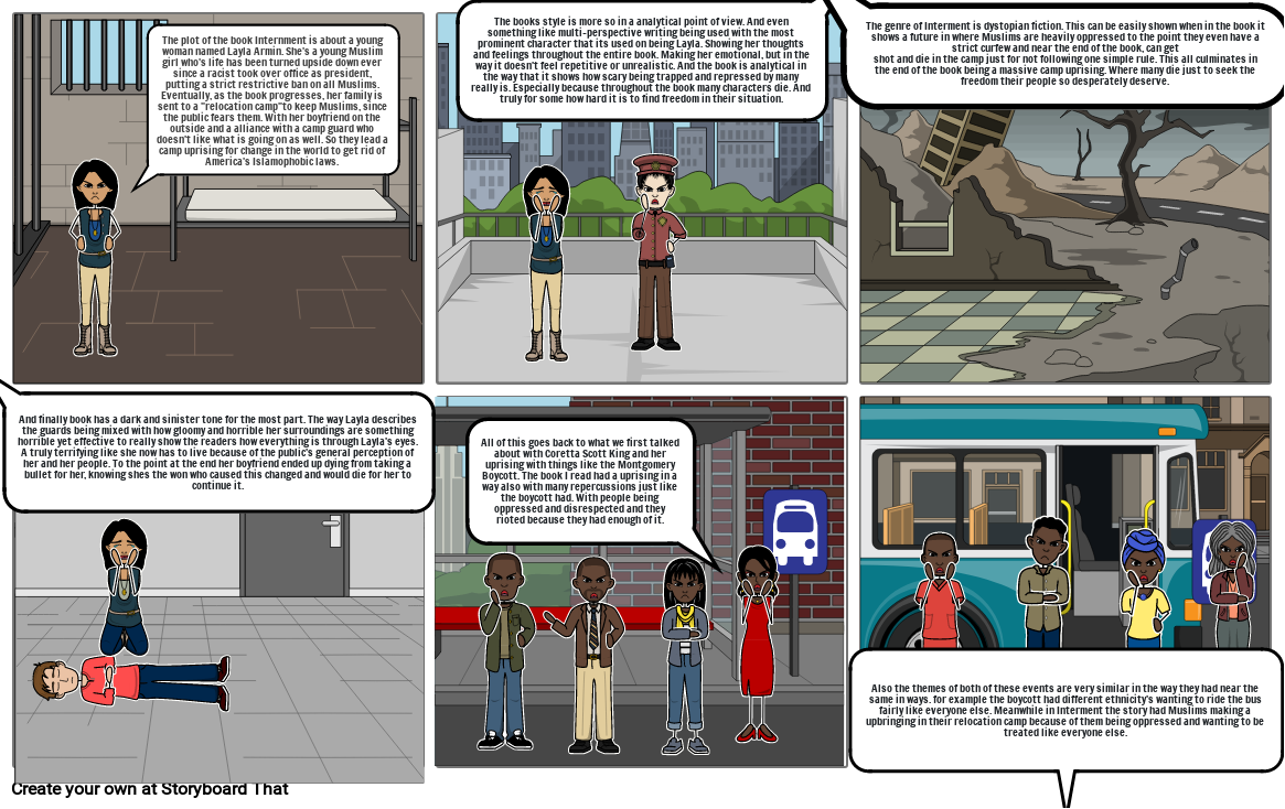 Human Rights Book Project Storyboard por 035ff5ee