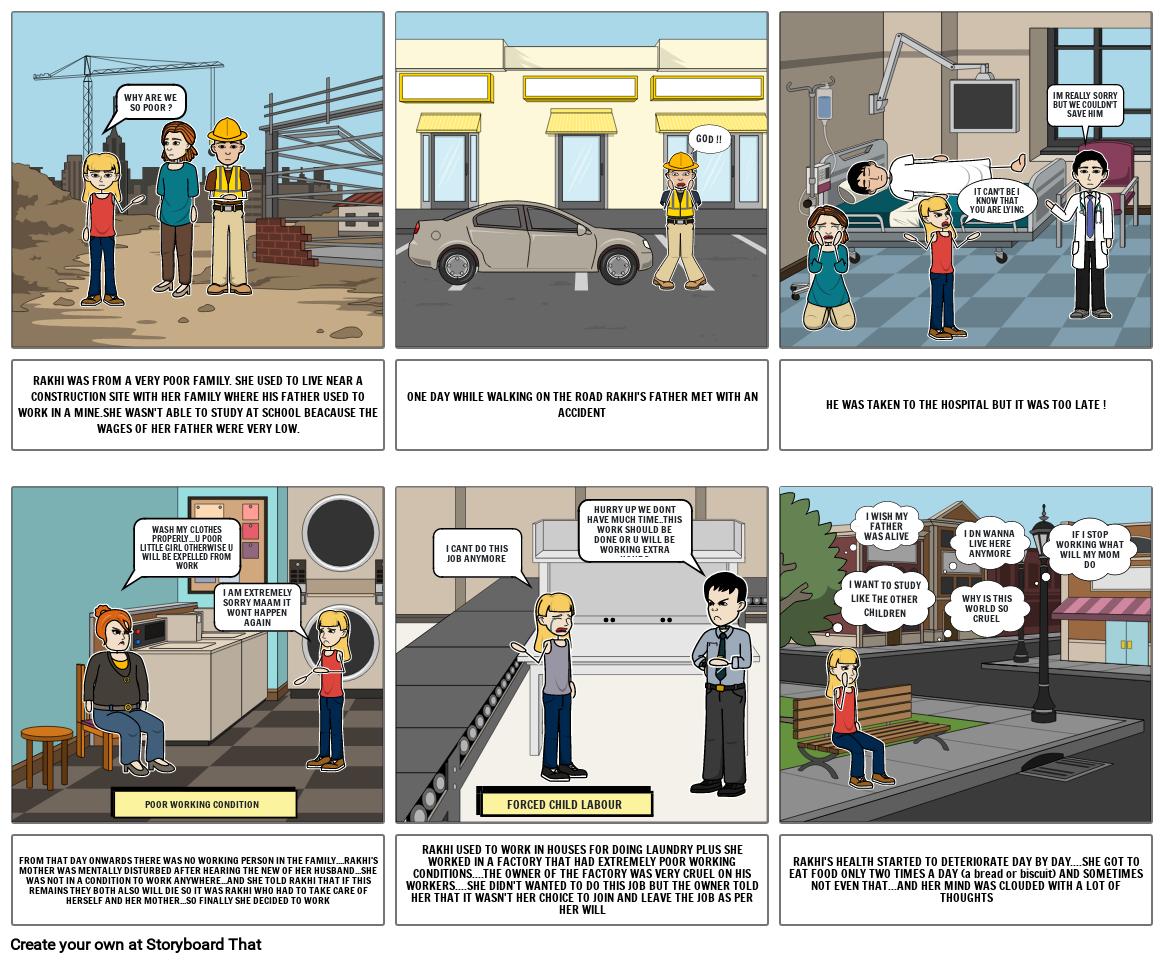 CHILD LABOUR Storyboard By 03ee0793 CHILD LABOUR Storyboard By 03ee0793
