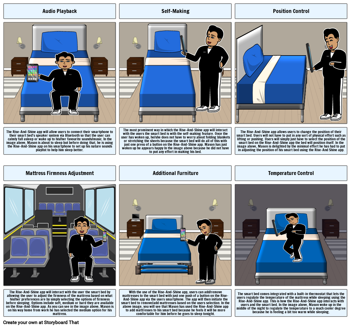 Rise And Shine App Storyboard By 03eeb612