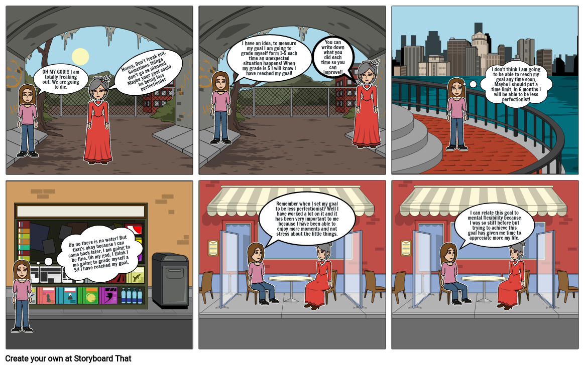 SMART goal story Storyboard by 04bab042