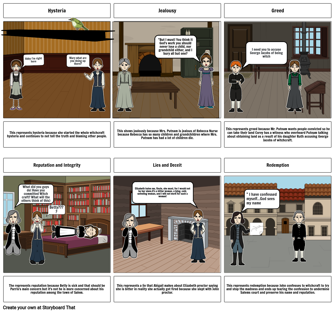 The Crucible Storyboard por 04cf5e7d