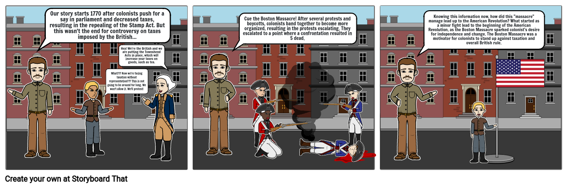 American Revolution Storyboard by 050d7125