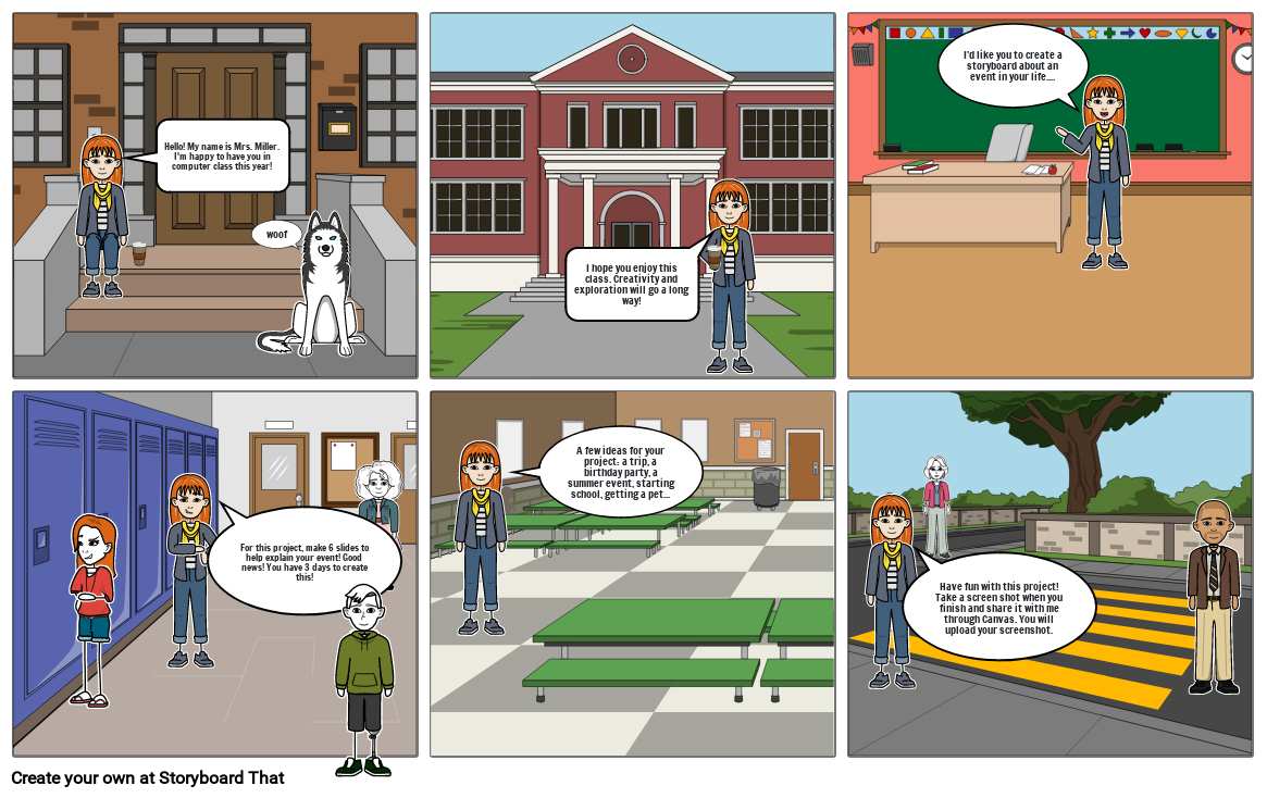 Computer Class Assignment Storyboard By 053715dd