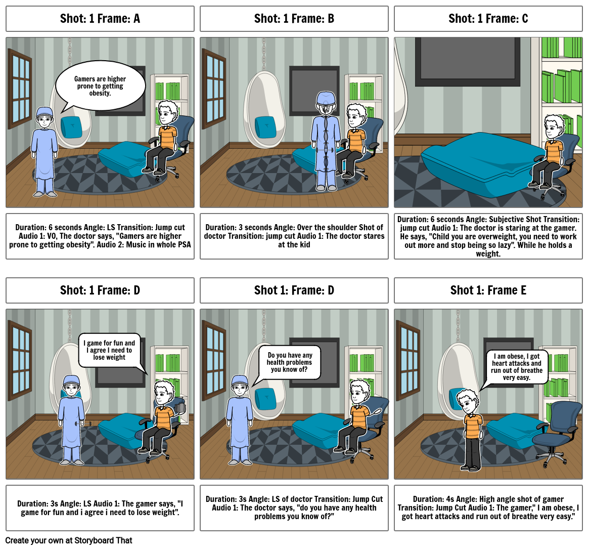 PSA Storyboard by 0611004819