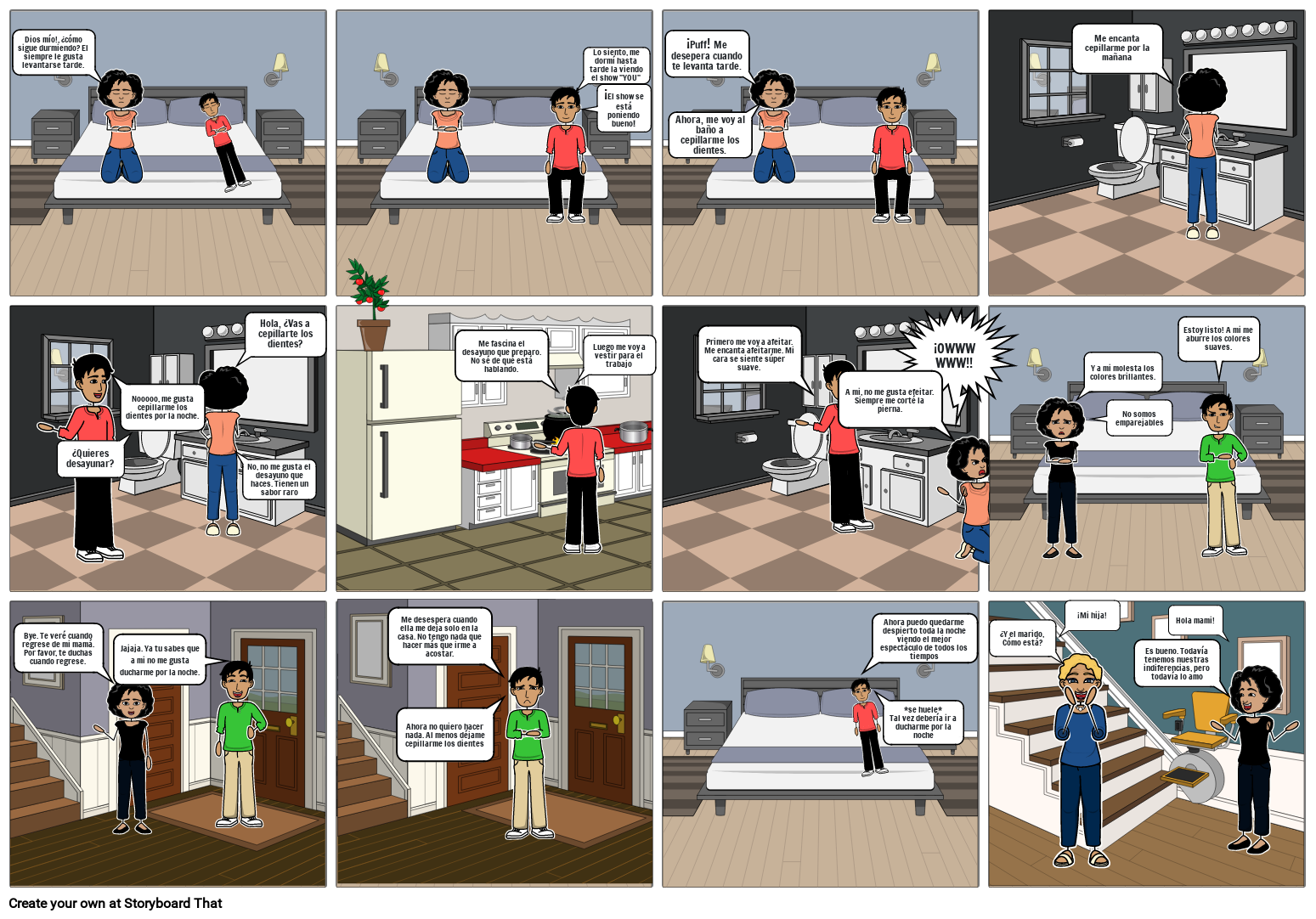 A Couple Fighting Storyboard por 06910366