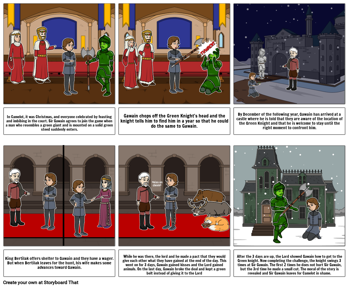 Sir Gawain Storyboard por 06979fc4