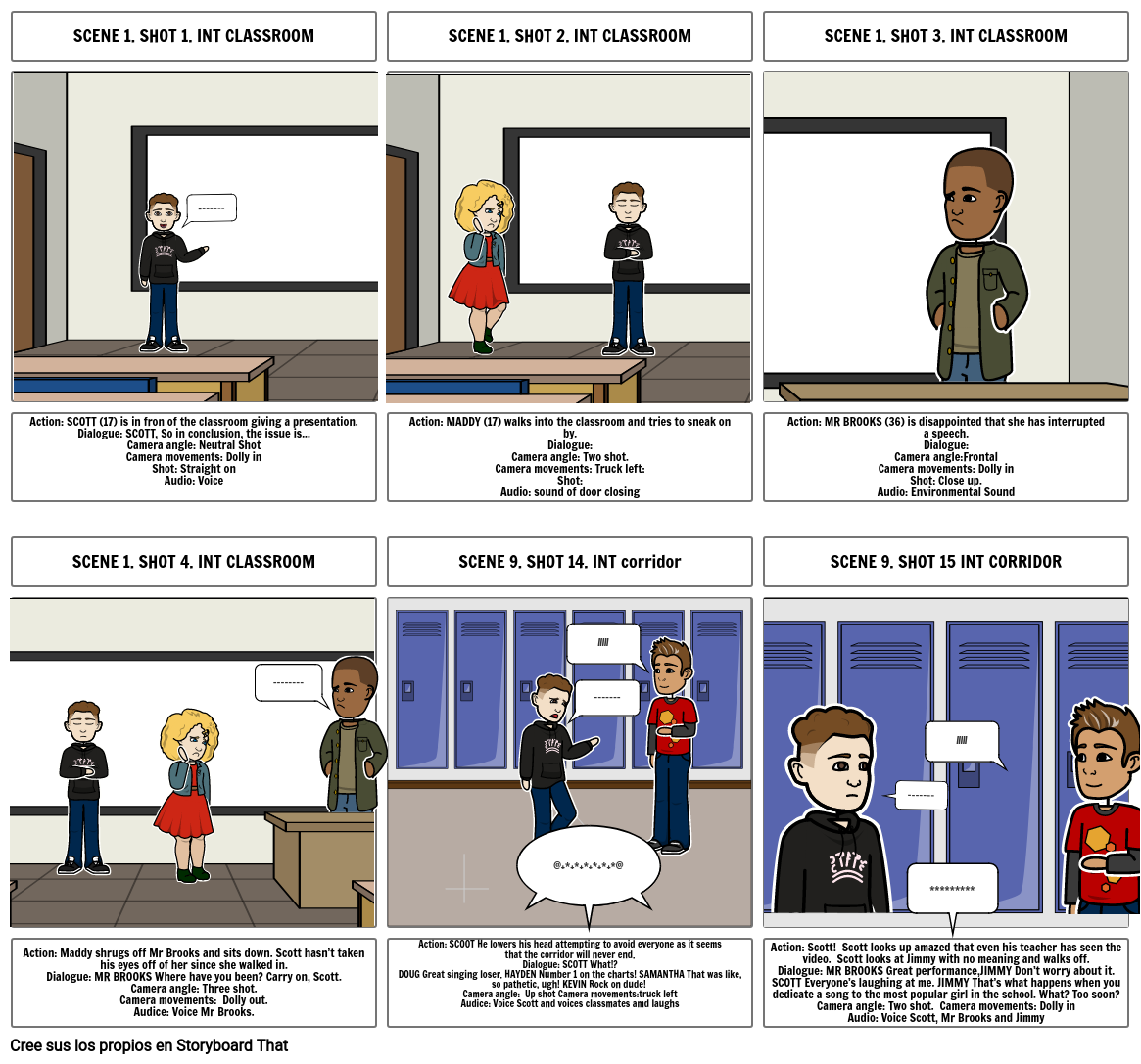 First crush Storyboard by 06c3b7b6