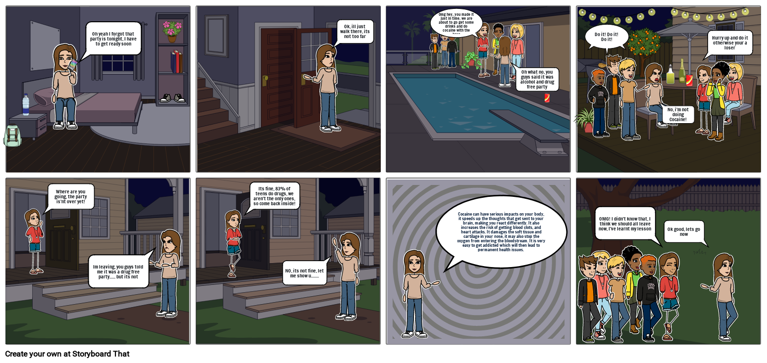 The party Storyboard por 06f5c3b3