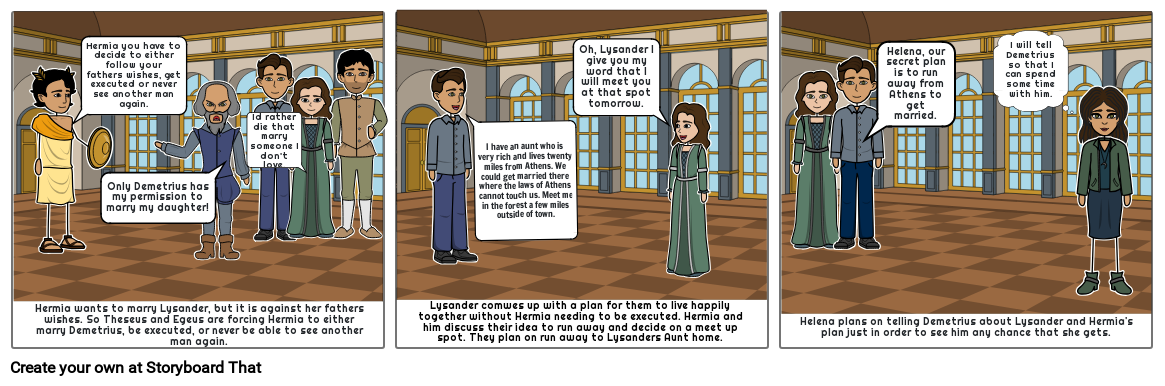 Shakespeare comic strip Storyboard por 07170168