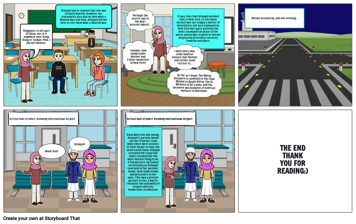 ADM Graphic Novel (Hidayah) Part 2 Storyboard por 072a36e7