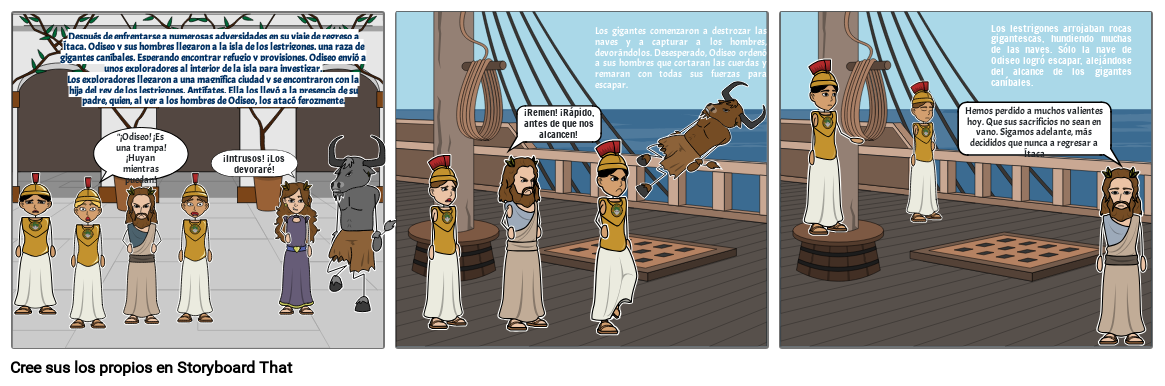 La odisea Storyboard por 07647321