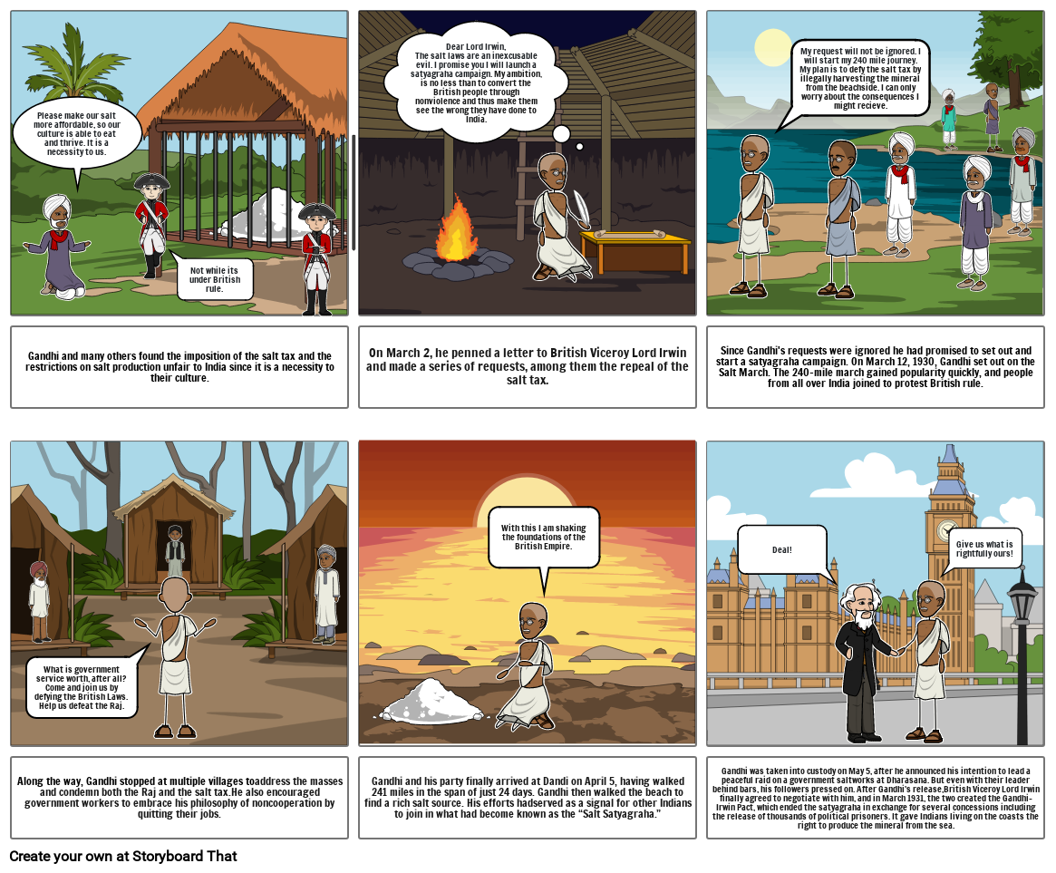 Gandhi Storyboard por 07c4c464