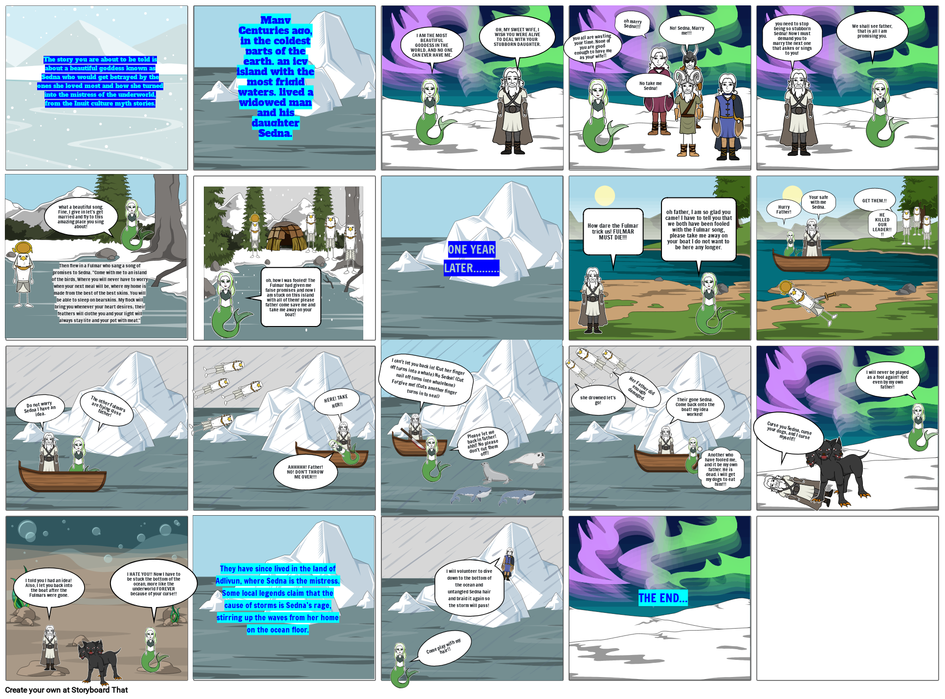 Sedna, Mistress of the Underworld Storyboard by 07da0c18