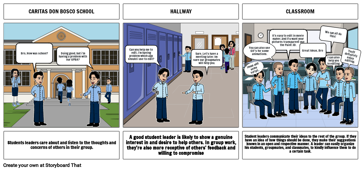 school comics Storyboard by 07dde8cb