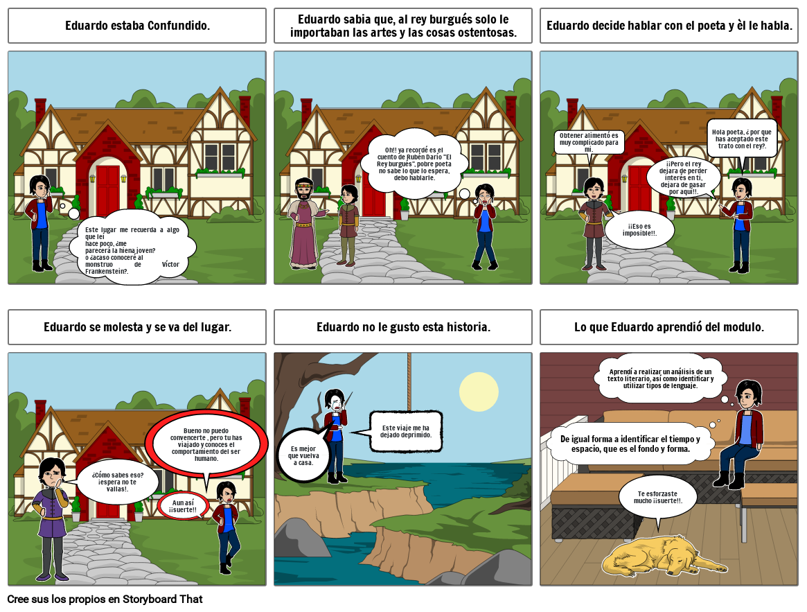 Eduardo esta confundido. Storyboard by 07f87728