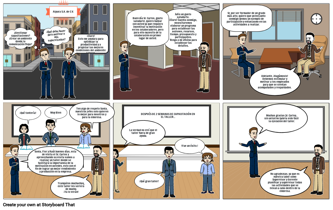 Comic Supervisión y Gerencia Storyboard por 086dab95