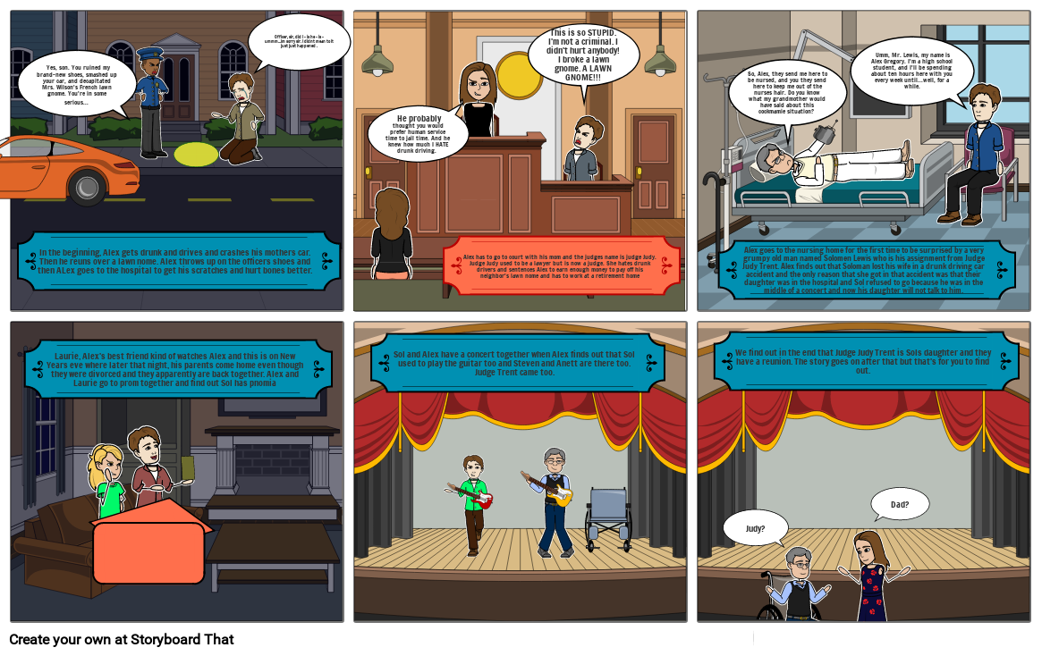 Notes from the midnight driver Storyboard par 08d33021