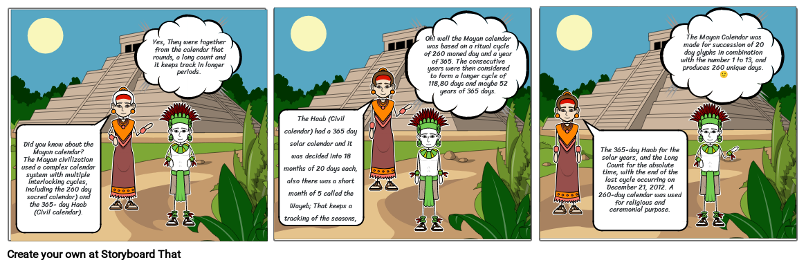 Mayan comic Storyboard by 091b978e