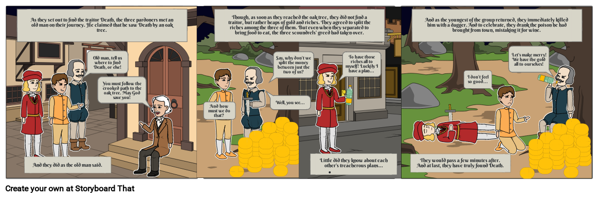 The Pardoner's Tale Storyboard by 0937a906