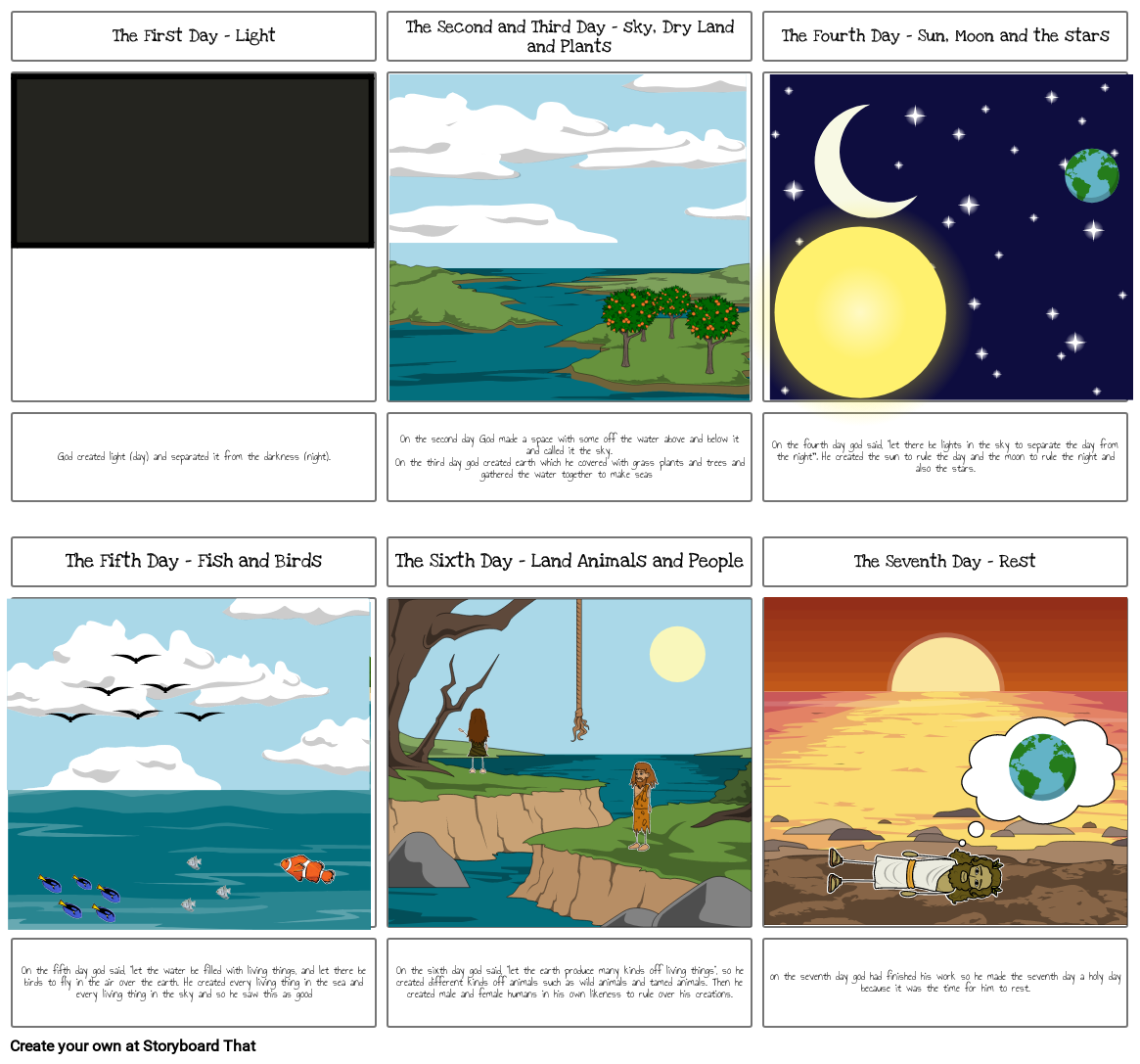 CREATION Storyboard por 096a56df
