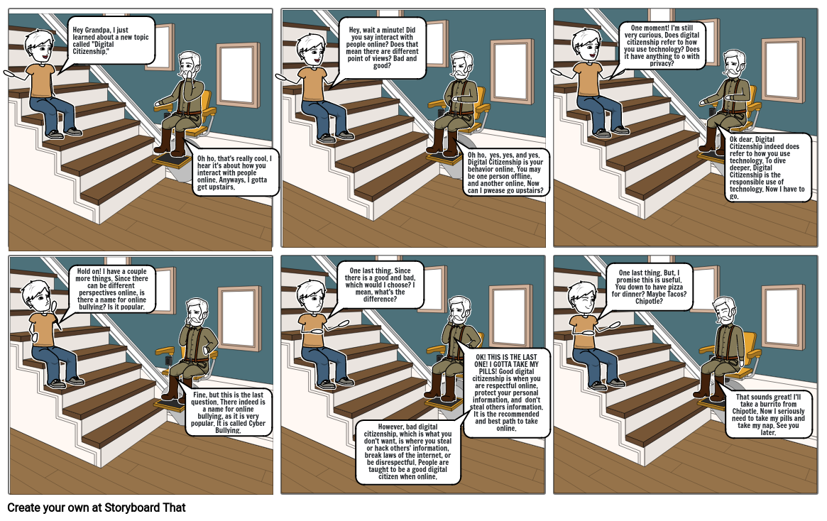 Computer Science Cartoon Storyboard by 09879933