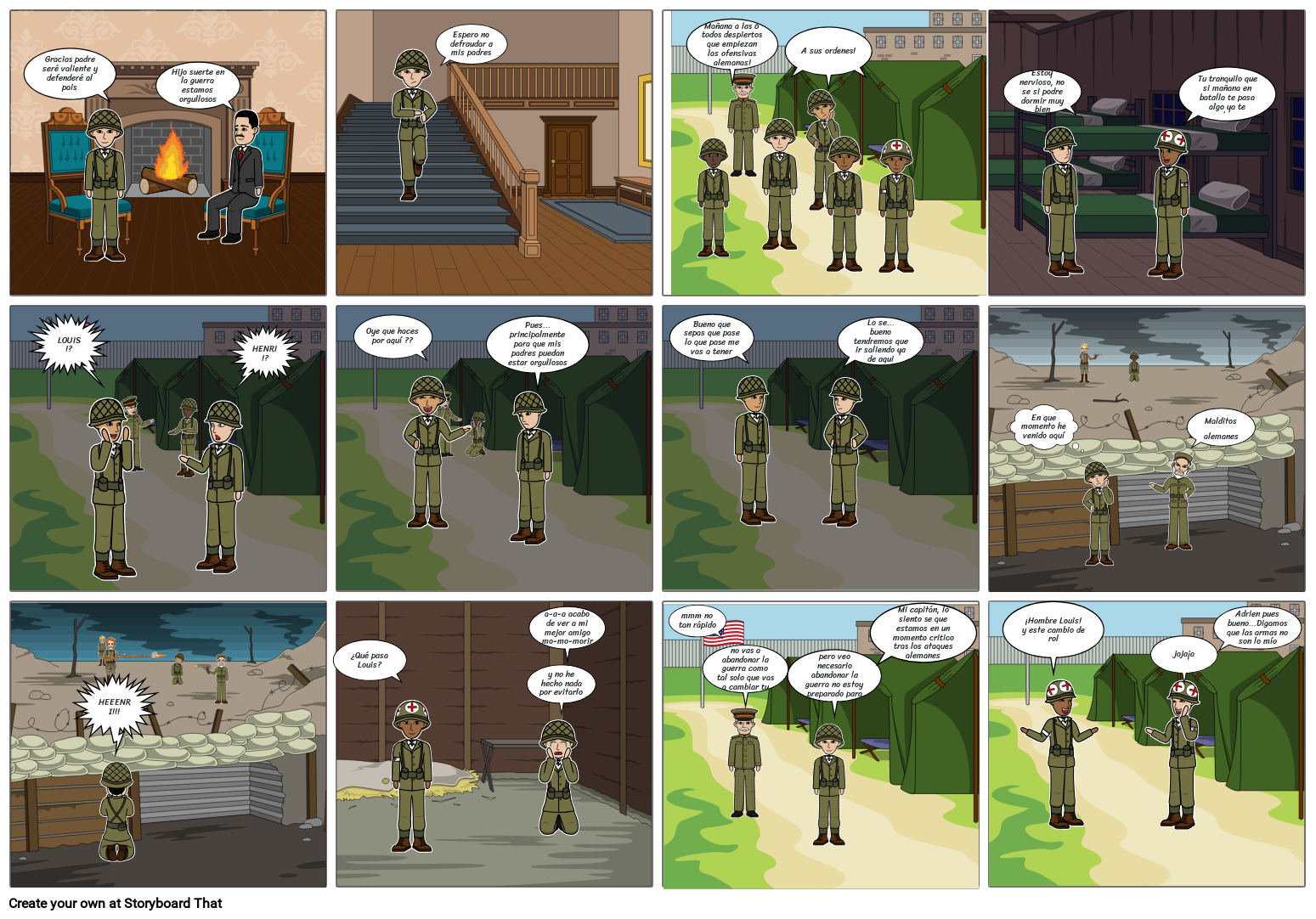Guerra Storyboard by 09edfe6a