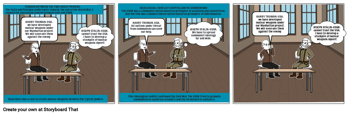 THE COLD WAR Storyboard by 0a424550