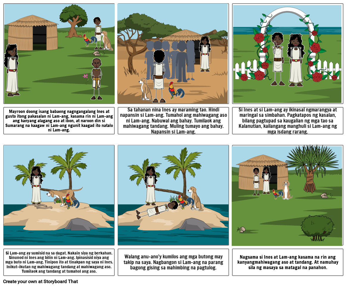 Biag ni Lam-ang Storyboard por 0a4b569b63
