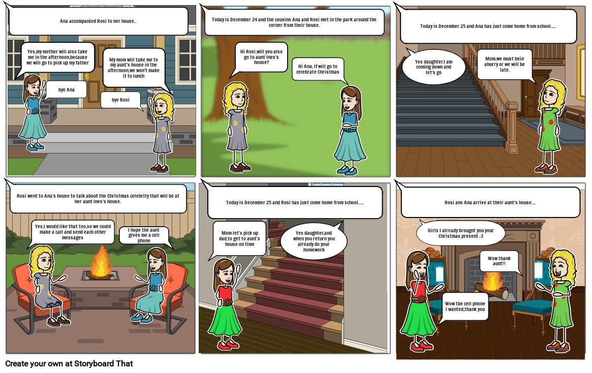 Timeline of my christmas holiday Storyboard por 0a6dd104