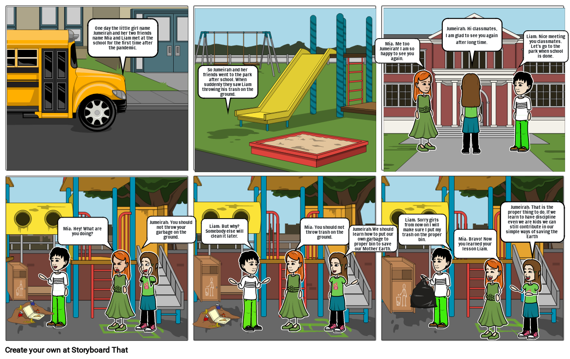 Saving The Earth Storyboard par 0b0758d3