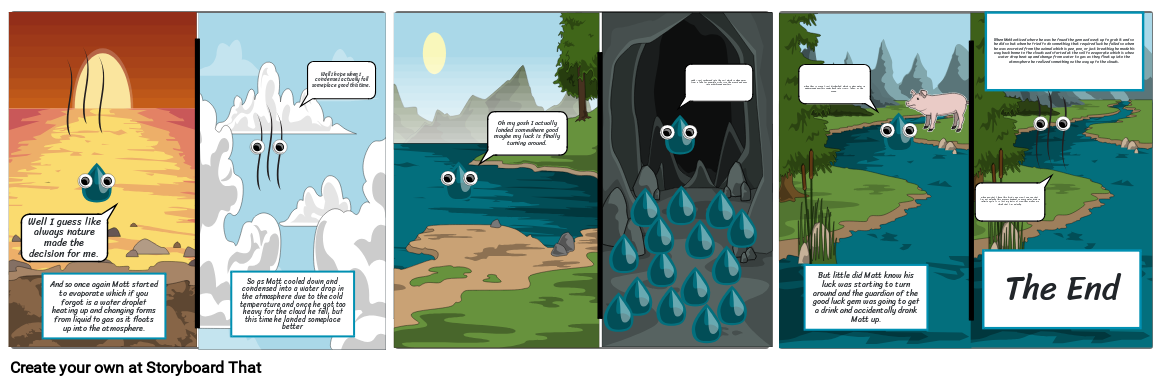 Water Cycle Part 2 Storyboard by 0b1c9292