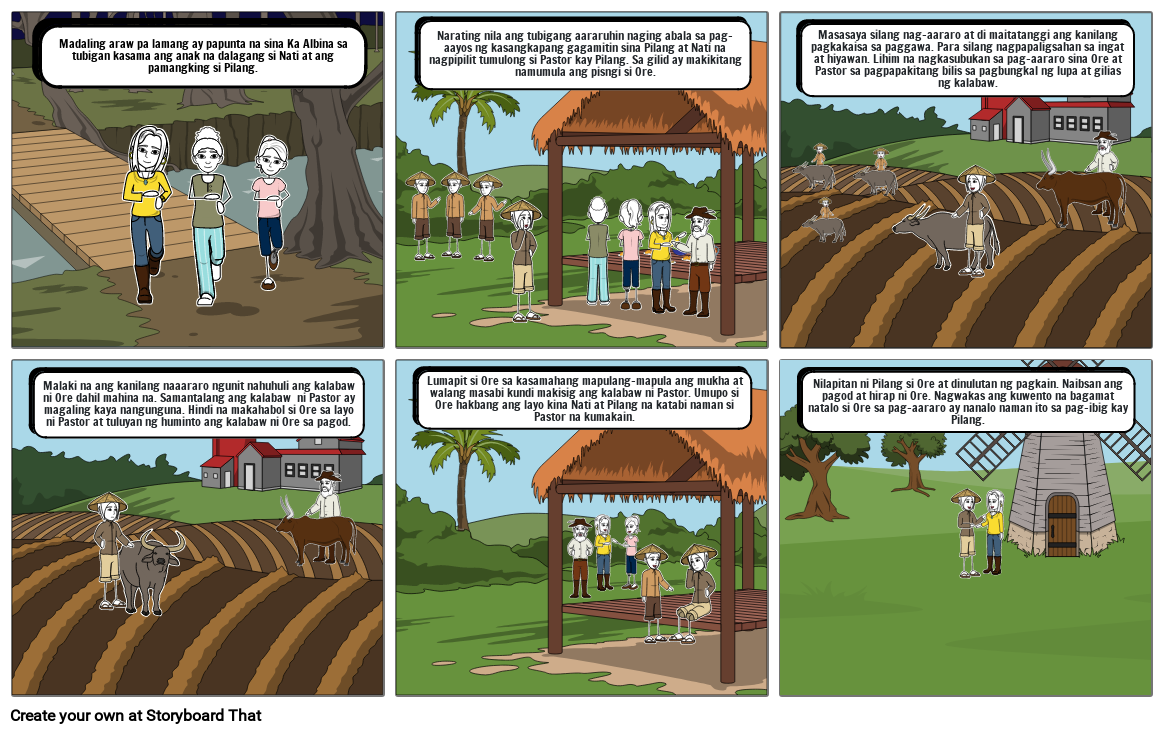 SUYUAN SA TUBIGAN Storyboard by 0bb82bf5