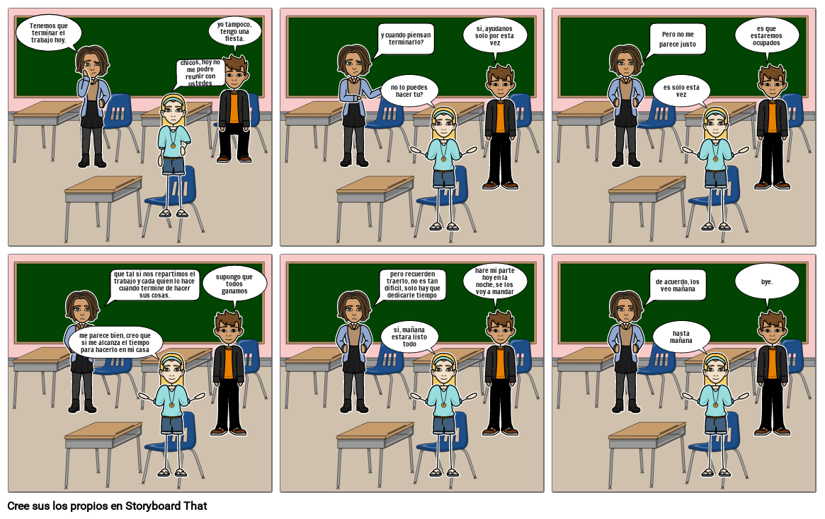 Conflicto Storyboard By 0bc24998
